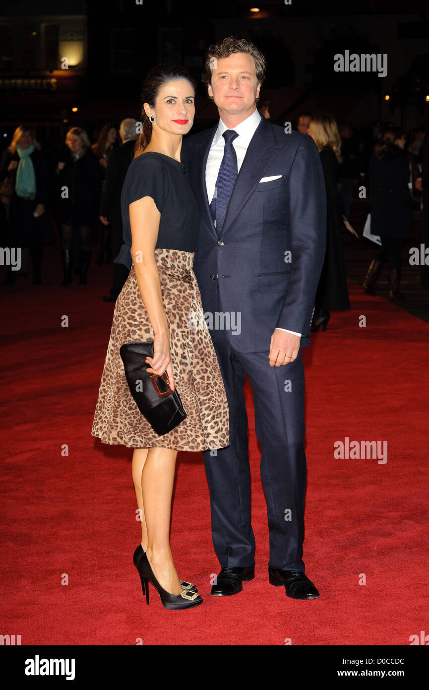 Livia Giuggioli and Colin Firth The BFI London Film Festival: 'The King ...