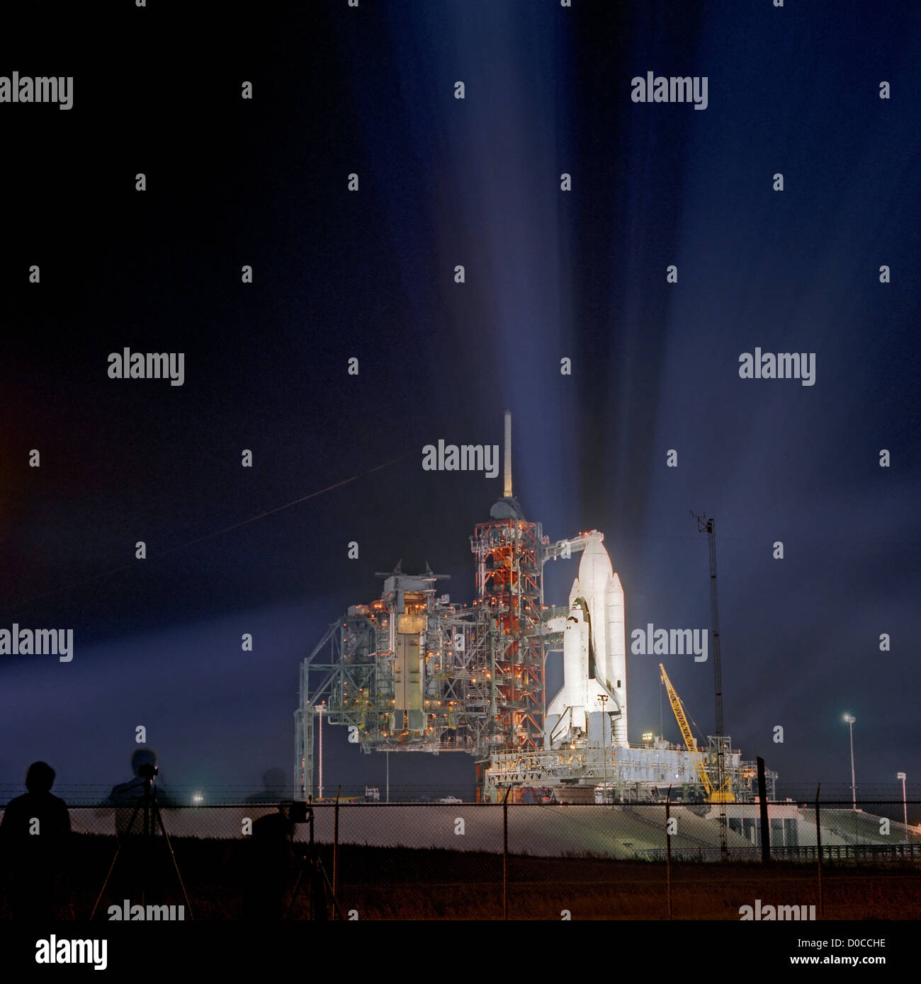 Space shuttle columbia at launch pad hi-res stock photography and ...