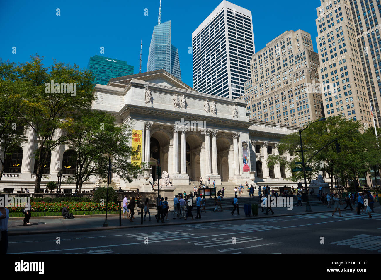 New York Public Library main branch, Manhattan, USA Stock Photo - Alamy