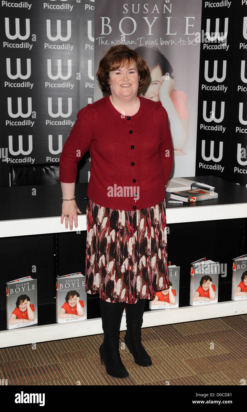 Susan Boyle signs copies of her autobiography 'The Woman I Was Born to ...