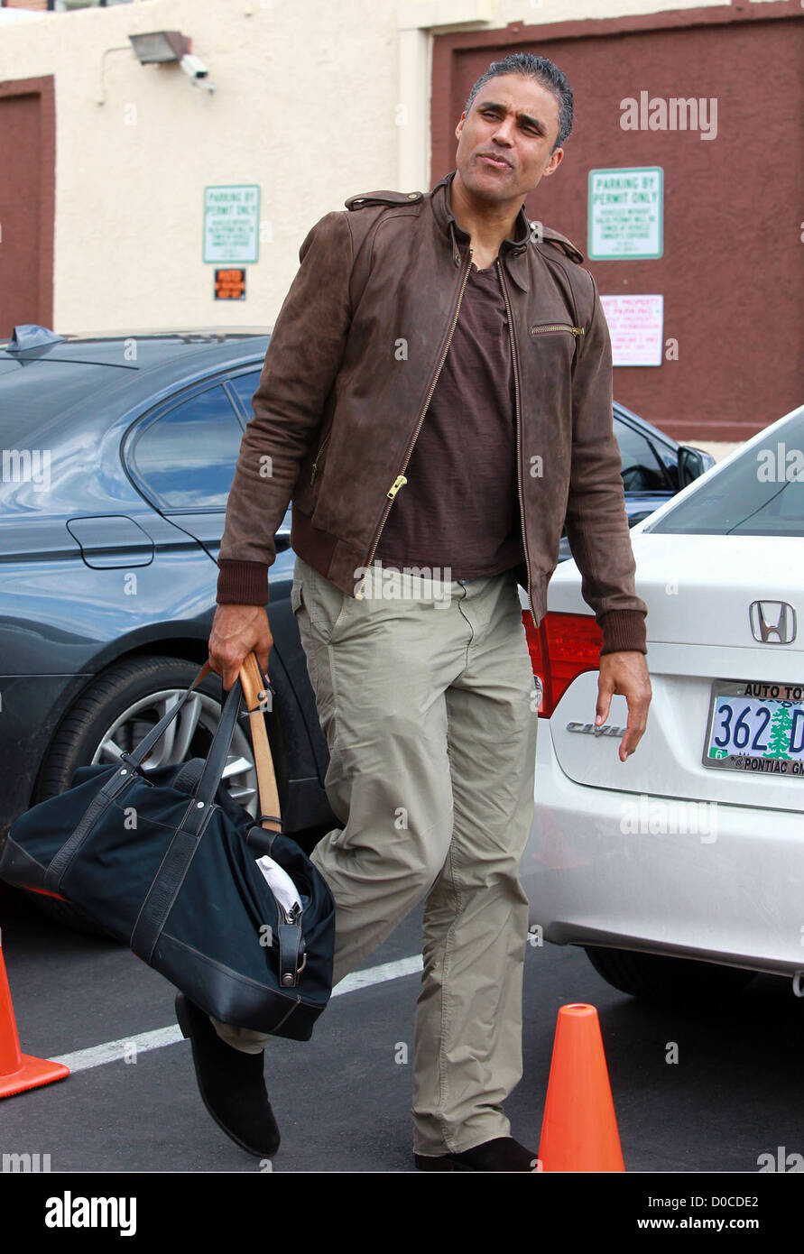 Rick Fox Celebrities outside the dance rehearsal studio for ABC-TV's ...