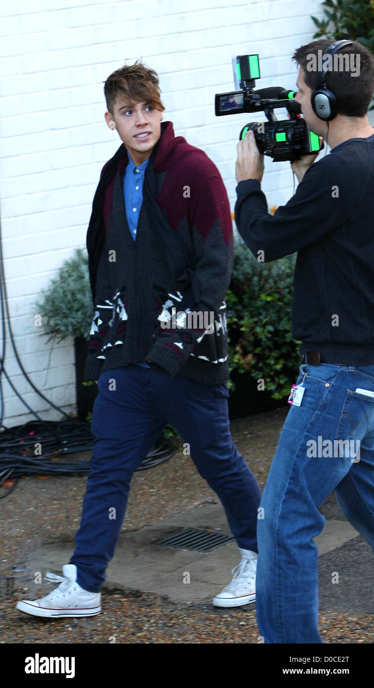 Aiden Grimshaw 'The X Factor' contestants arrive at the rehearsal ...