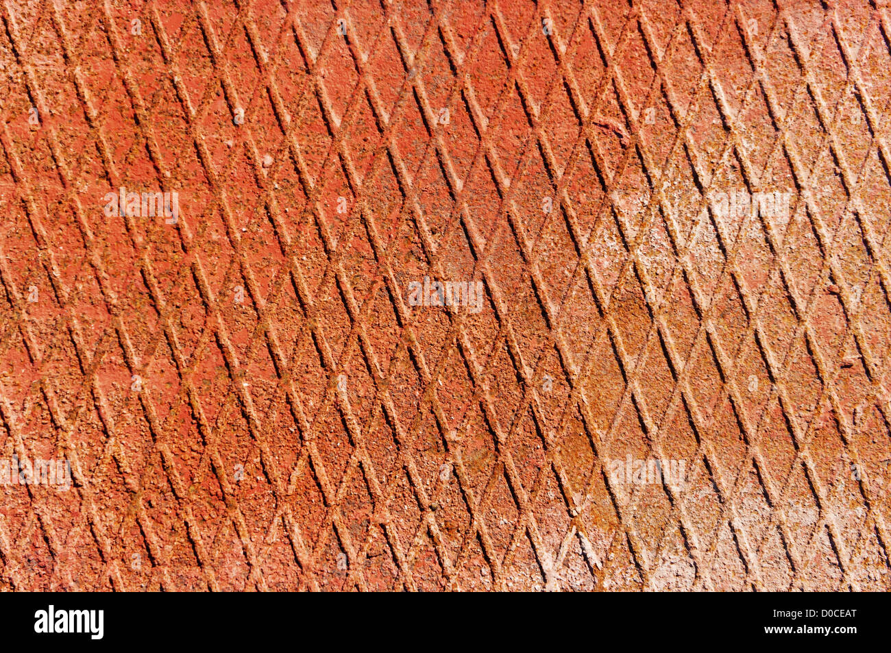 Background from rust grid iron floor. Variant 3 Stock Photo - Alamy