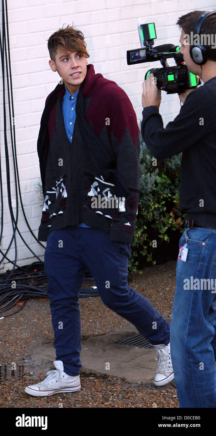 Aiden Grimshaw 'The X Factor' contestants arrive at the rehearsal ...