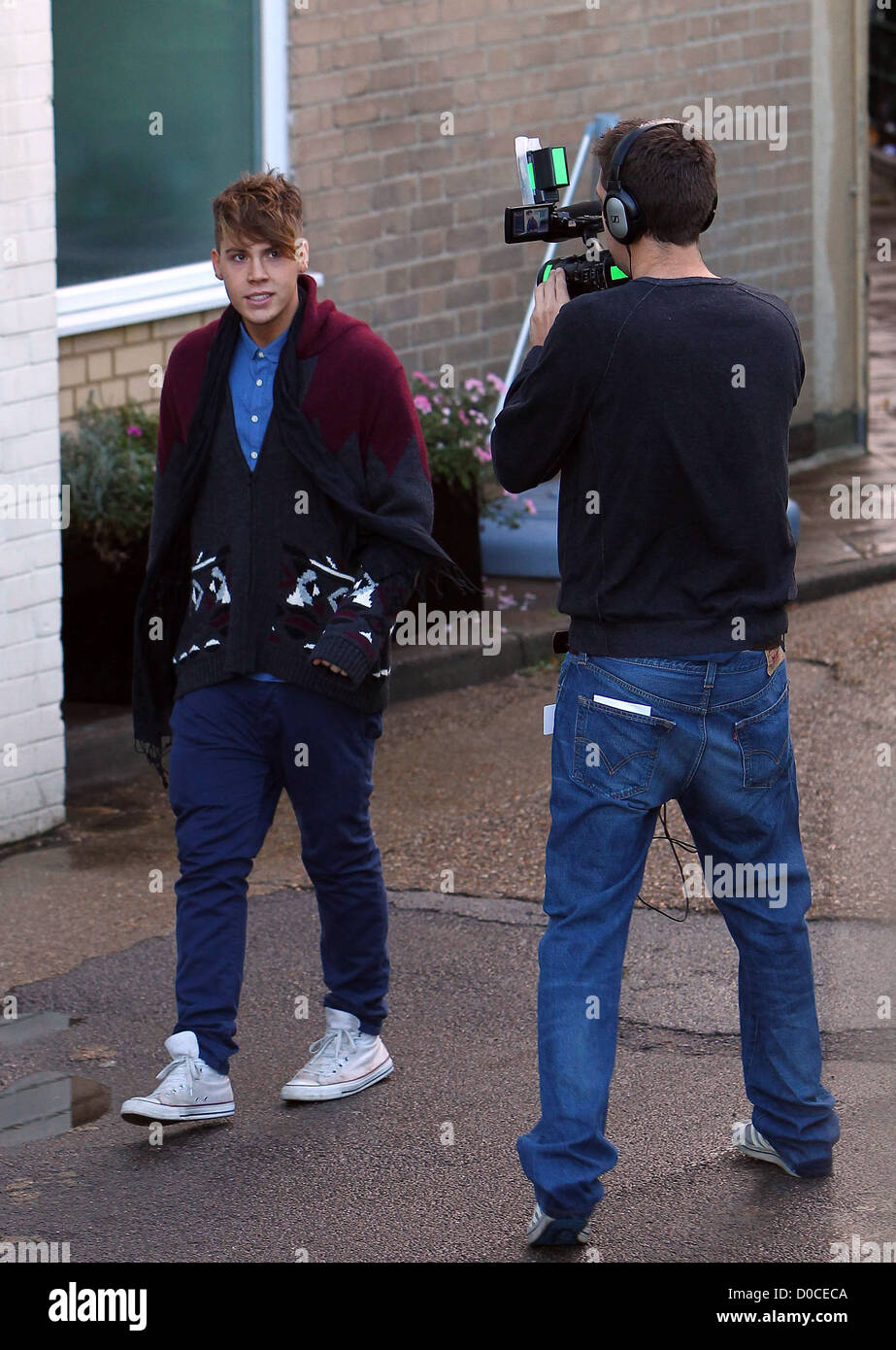 Aiden Grimshaw 'The X Factor' contestants arrive at the rehearsal ...