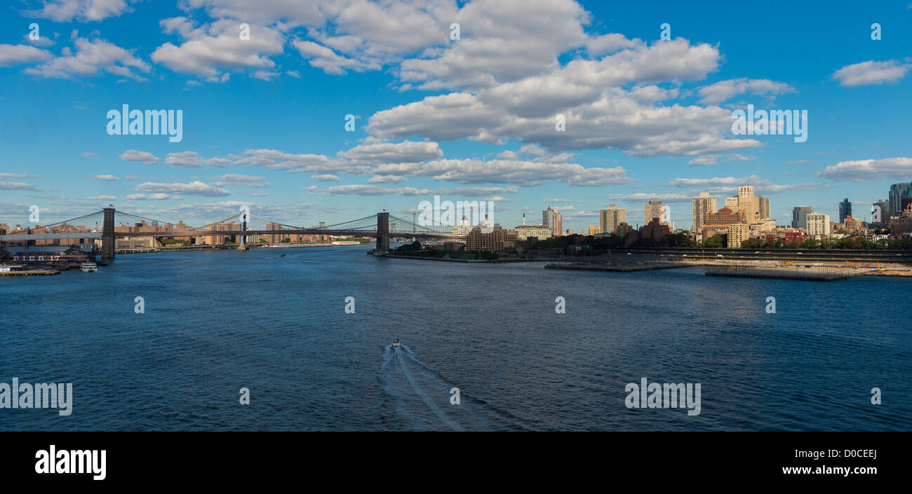 Birds eye view of brooklyn bridge hi-res stock photography and images ...