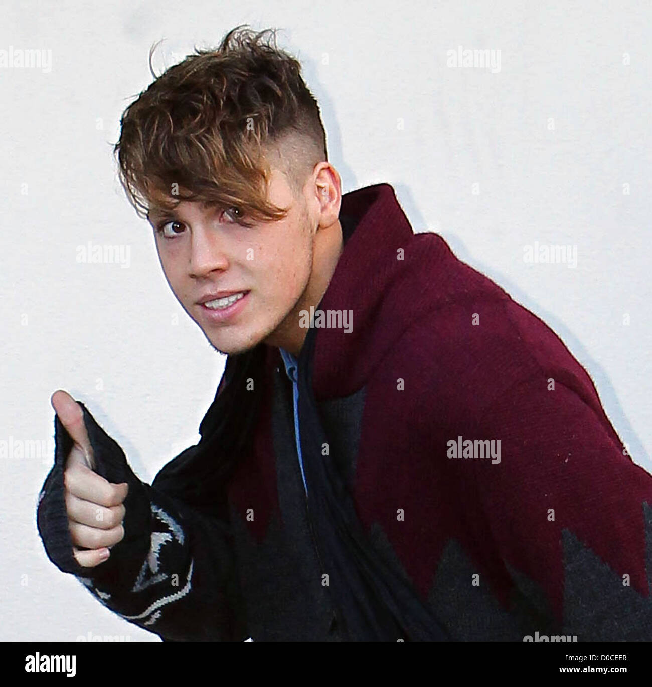Aiden Grimshaw 'The X Factor' contestants arrive at the rehearsal ...