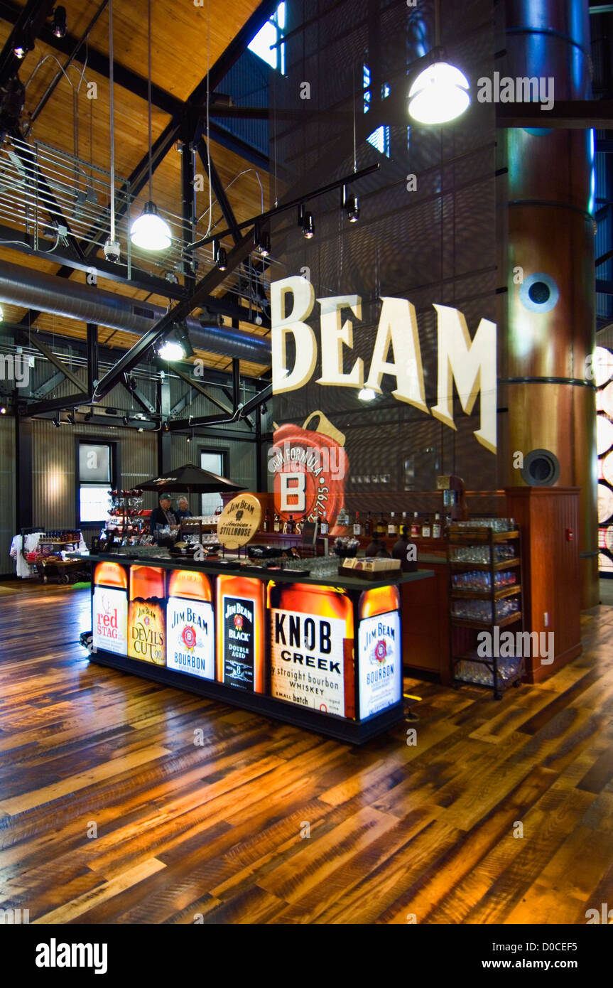 Bar inside of the American Stillhouse at Jim Beam Distillery in ...