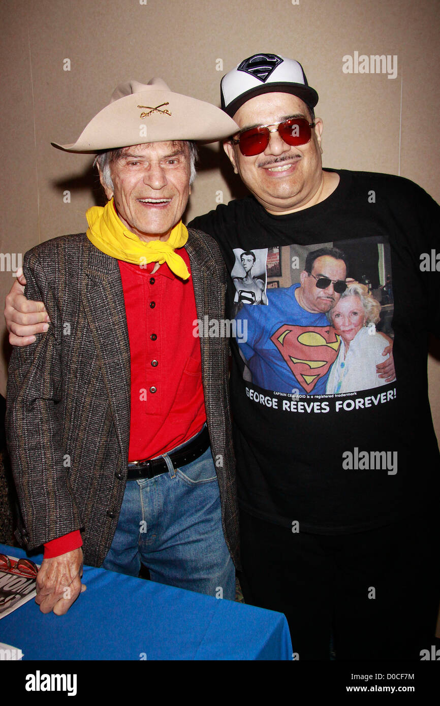 Larry Storch and Terry Soto attending Captain Celluloid's Movie and TV ...