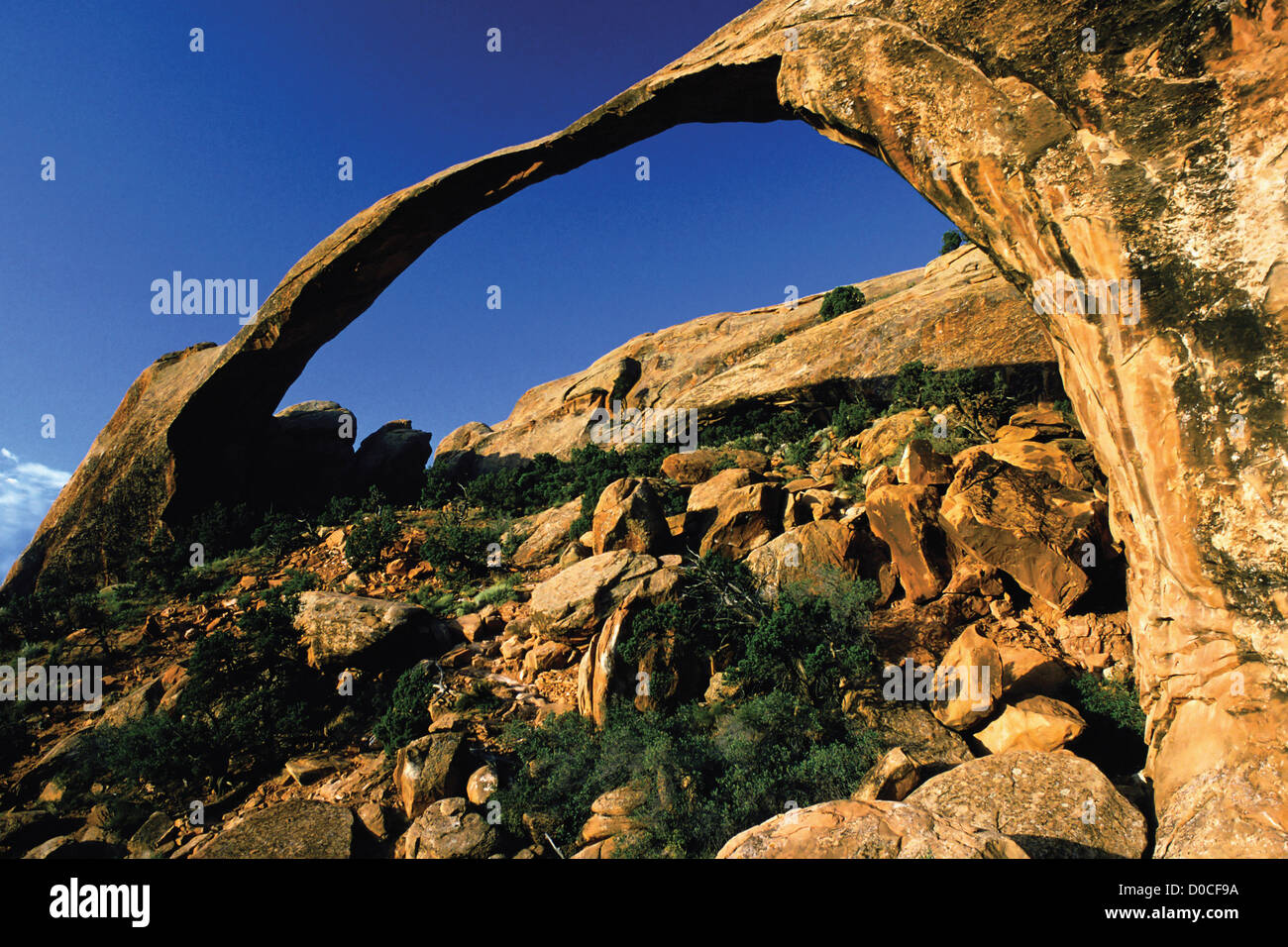 The Long Span of Landscape Arch Stock Photo - Alamy