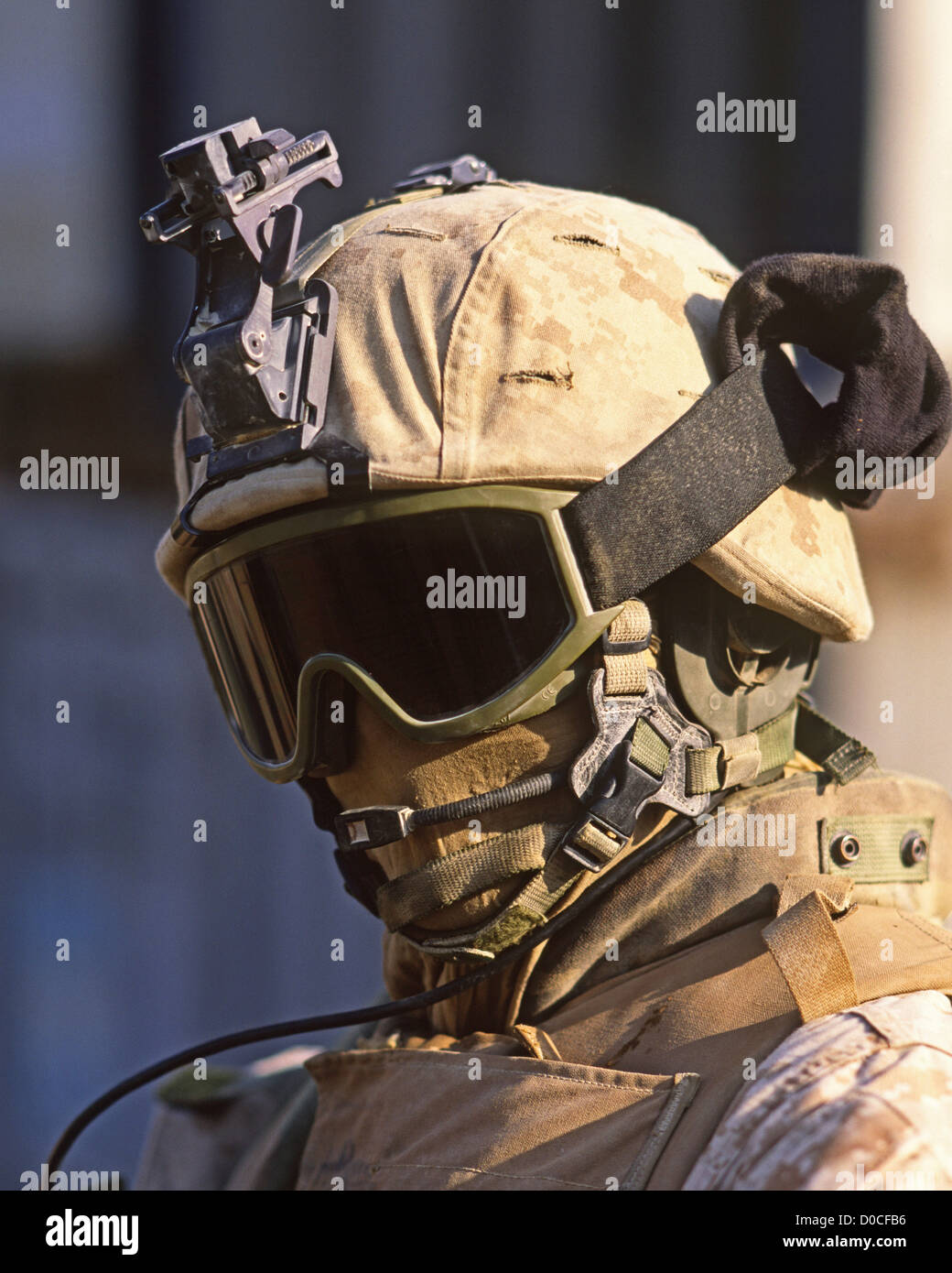 US Marine Turret Gunner Ready For a Convoy Operation Stock Photo - Alamy