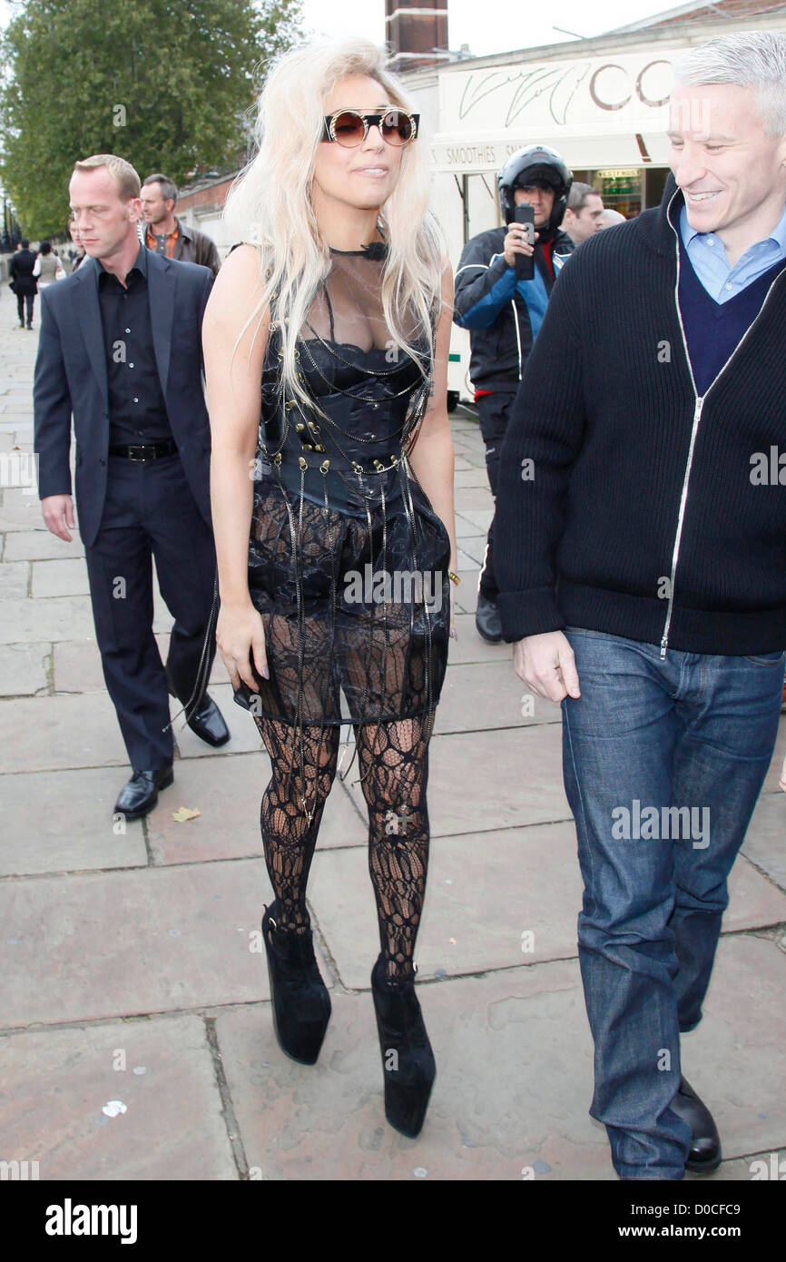 Lady Gaga Lady Gaga gives an interview to CNN's Anderson Cooper along ...