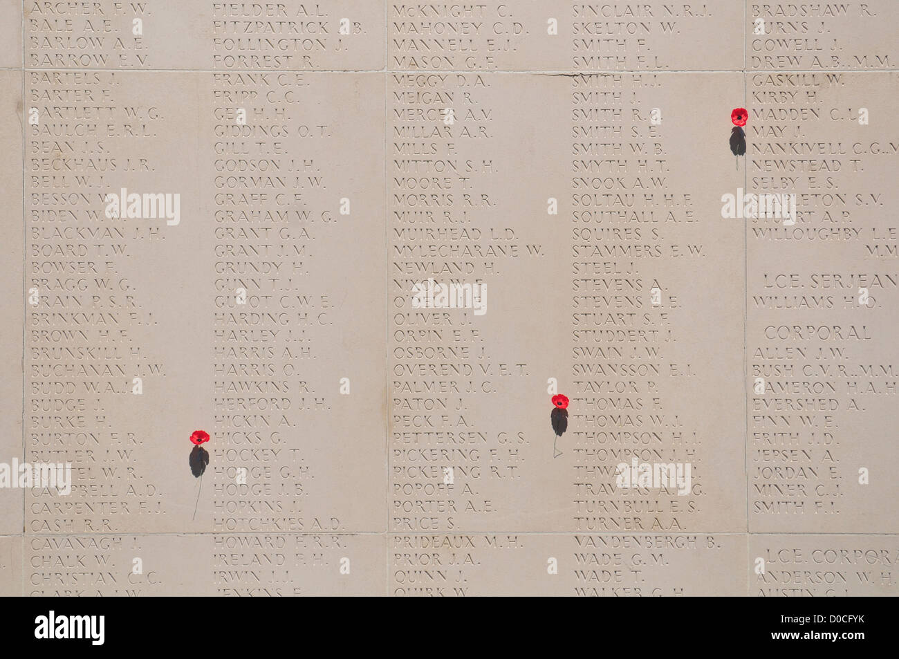 Soldiers names hi-res stock photography and images - Alamy