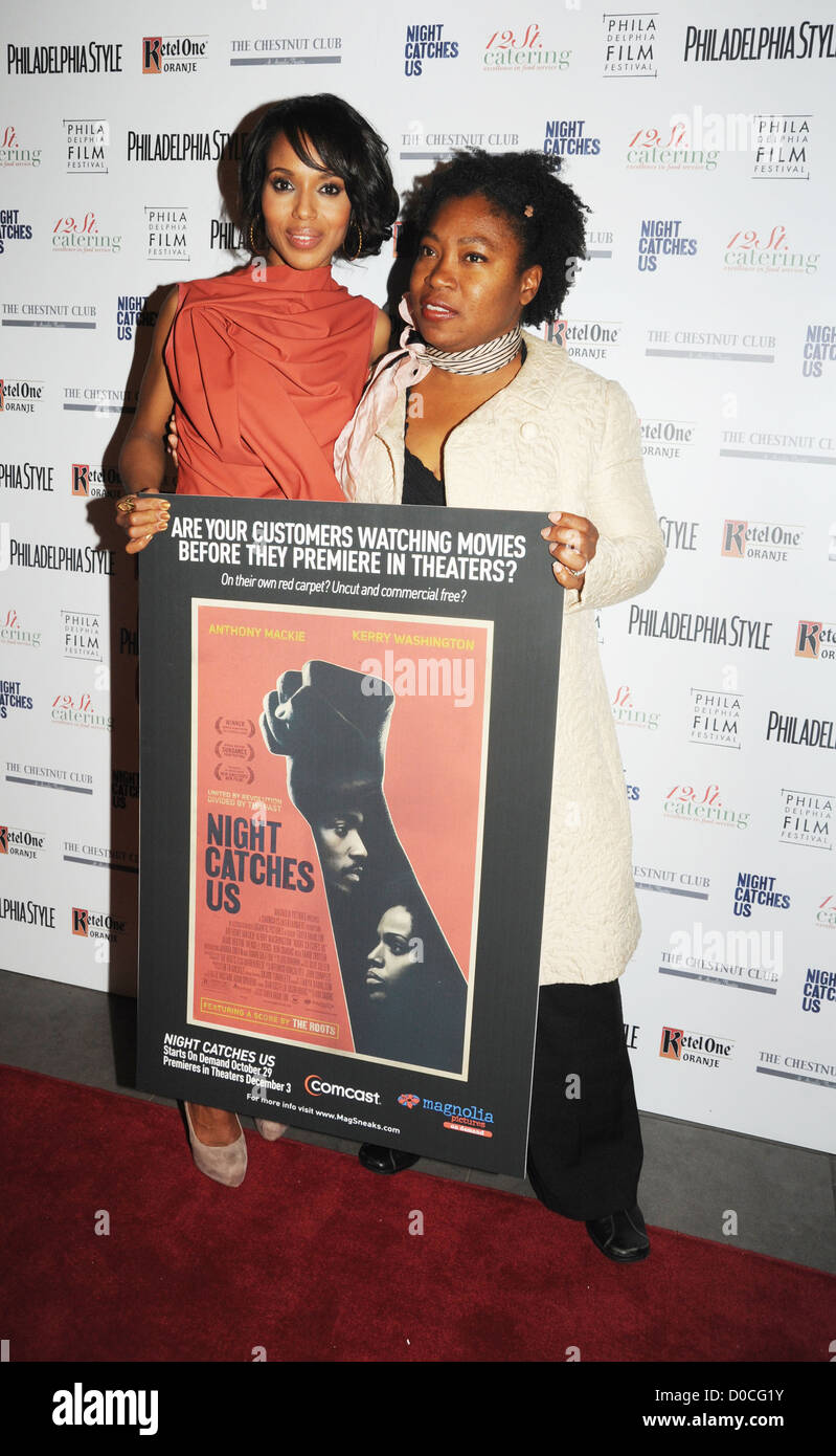 Kerry Washington and director Terry Washington Night Catches Us ...