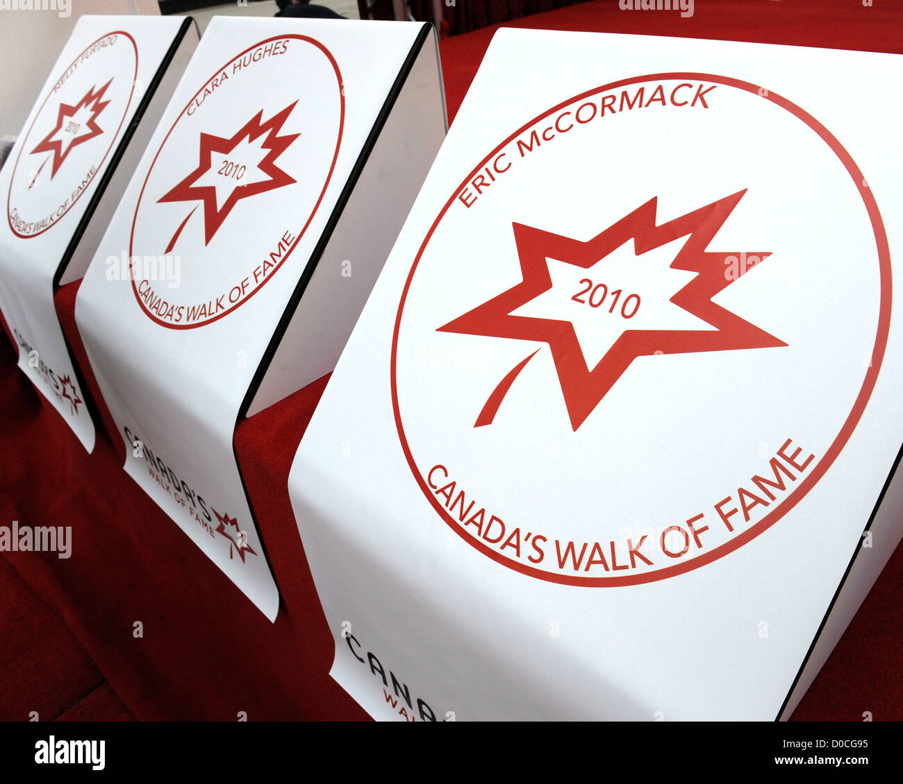 Eric McCormack 'Canada Walk of Fame' held at the Canon Theatre. Toronto, Canada - 16.10.10 Stock ...