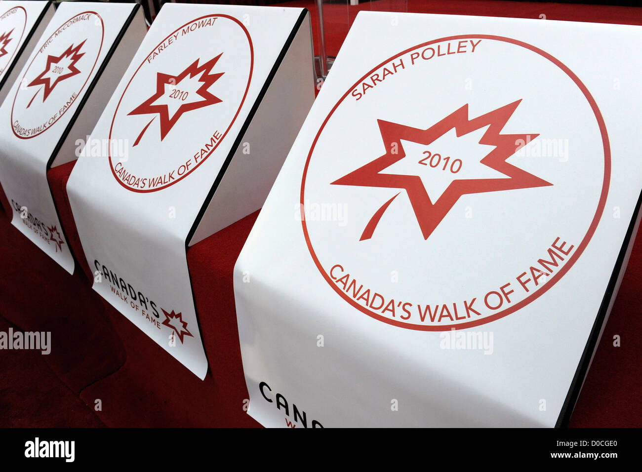 Sarah Polley 'Canada Walk of Fame' held at the Canon Theatre. Toronto, Canada - 16.10.10 Stock ...