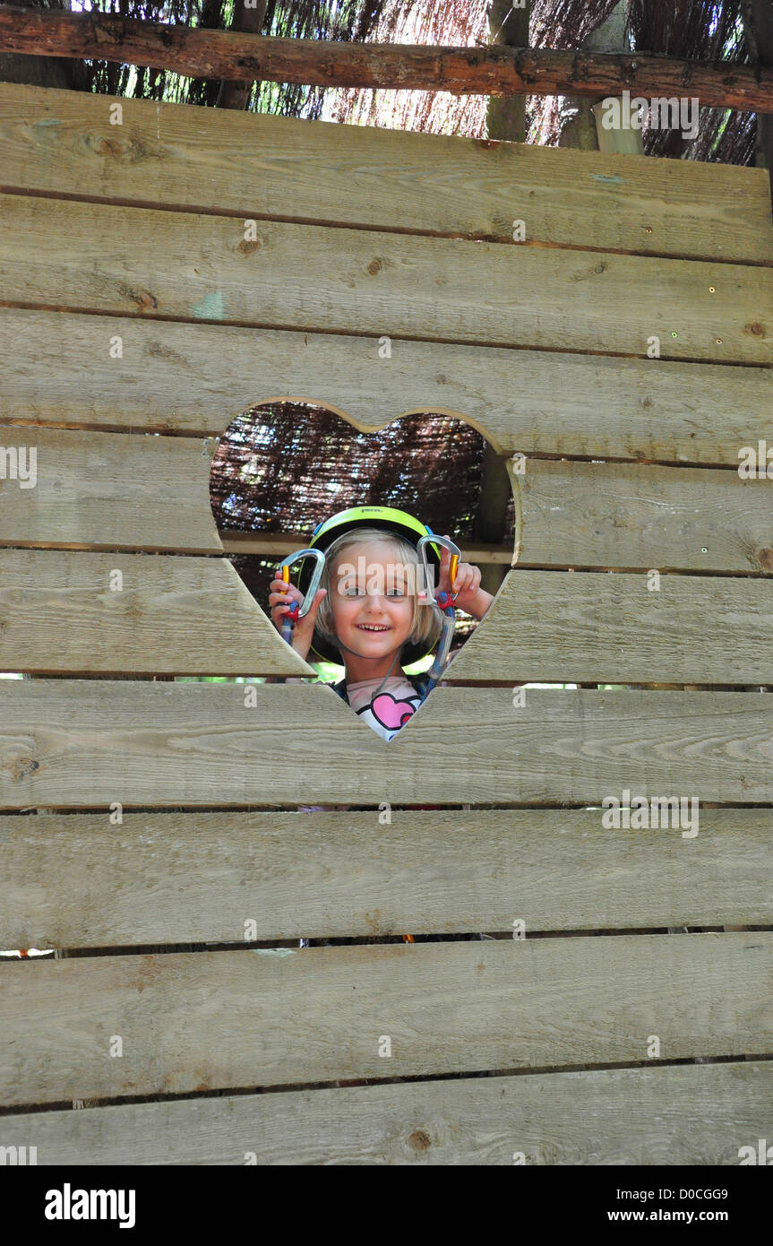 TREETOP ADVENTURE COURSE AT THE SLOMON RECREATION PARK SAINT-VALERY-SUR ...