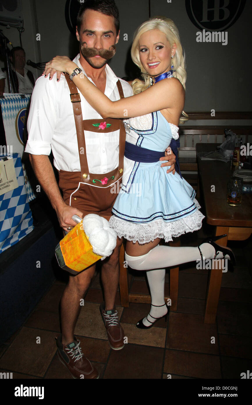 Holly madison taps oktoberfest keg hi-res stock photography and images ...