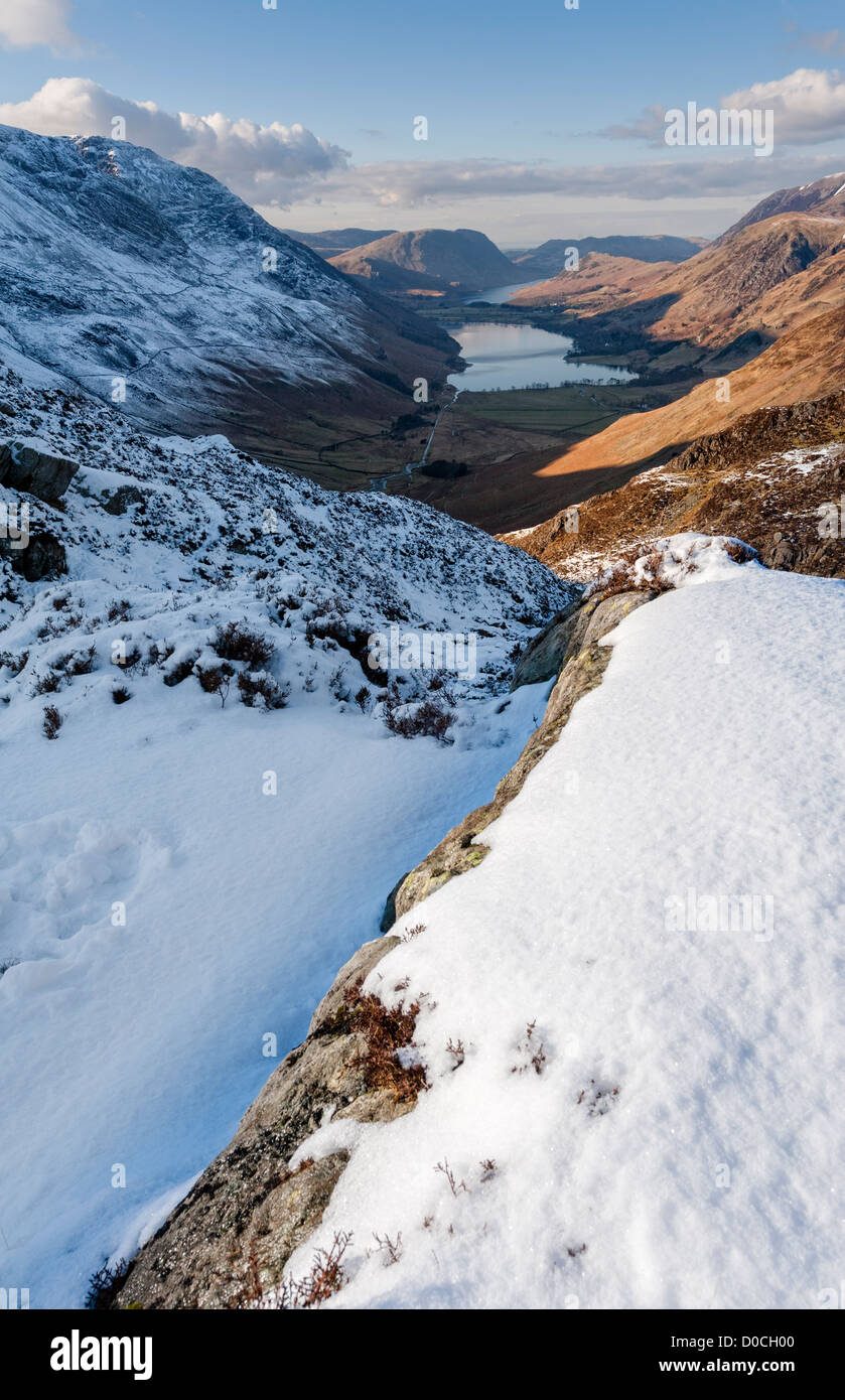 Buttermere in Winter Stock Photo - Alamy