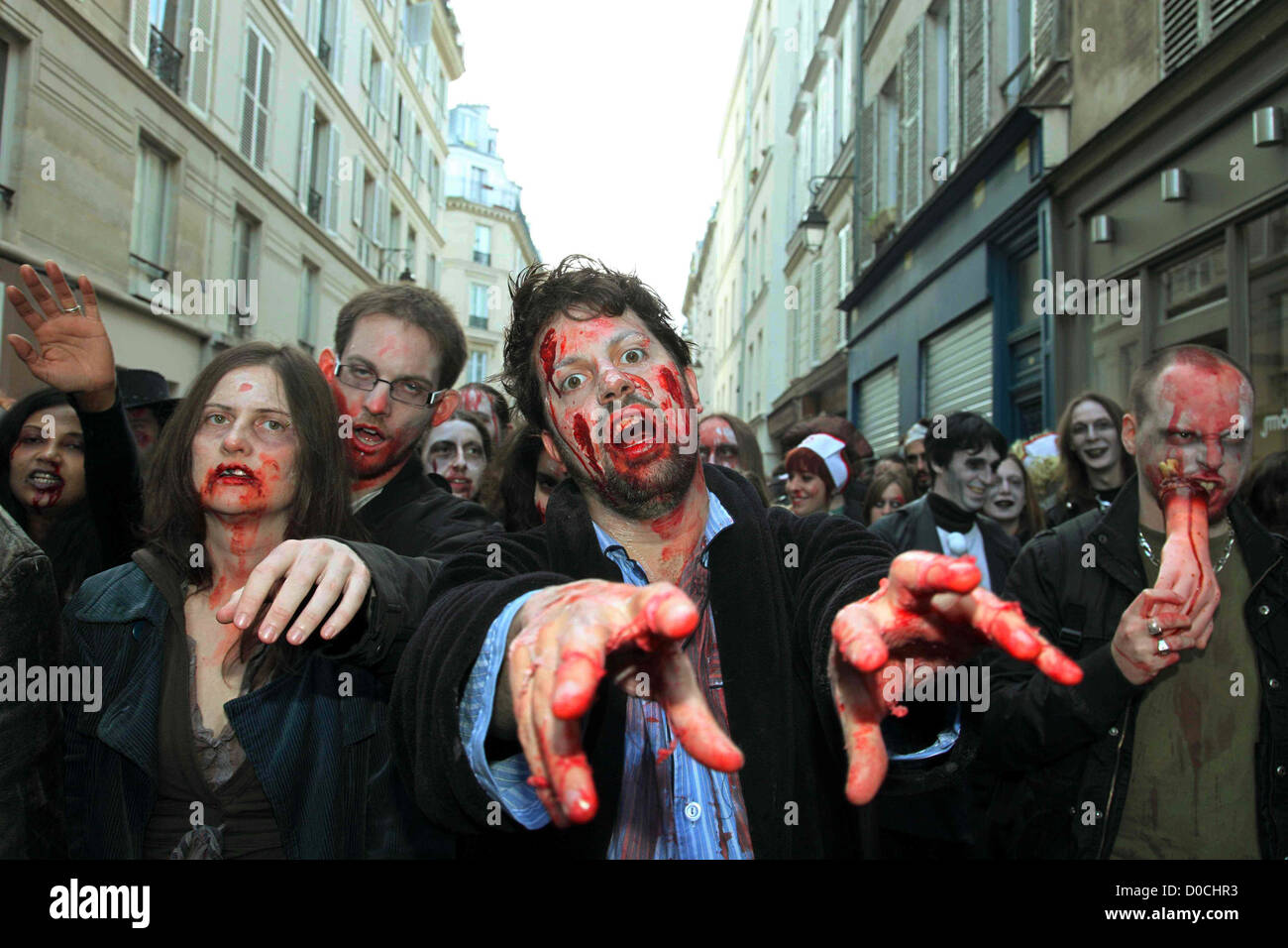 Atmosphere World Zombie Day March in Paris - a day when all fans of ...
