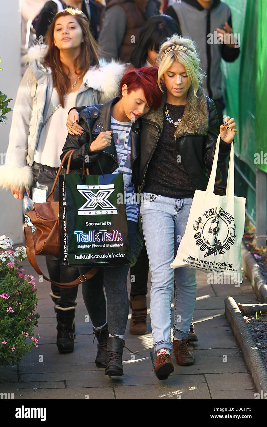 Geneva Lane, Rebecca Creighton and Sophia Wardman of Belle Amie 'The X ...
