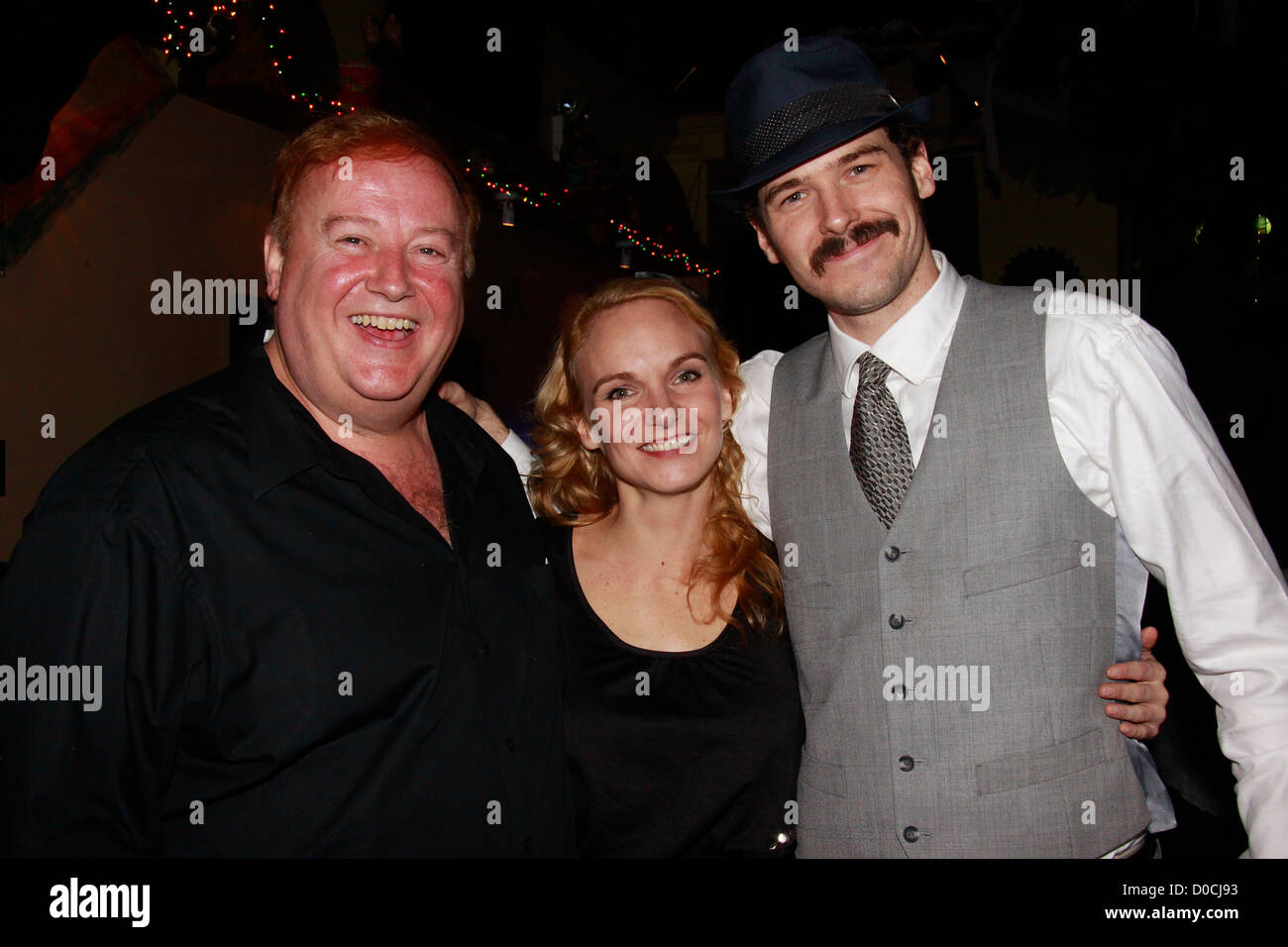 David Bertolino, Lori Gardner and Malcolm Madera Opening night after ...