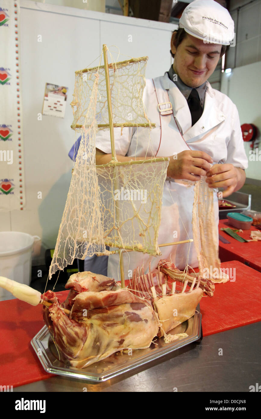 STUDENT IN THE BUTCHER'S TRADE 42ND OLYMPIADES DES METIERS IN BRITTANY ...
