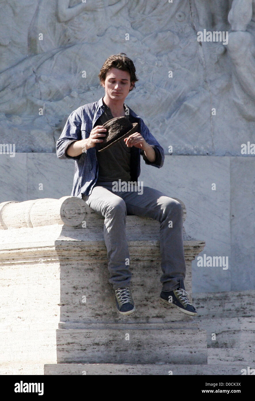 Robert F. Kennedy III on the set of new film 'AmeriQua' Rome, Italy ...