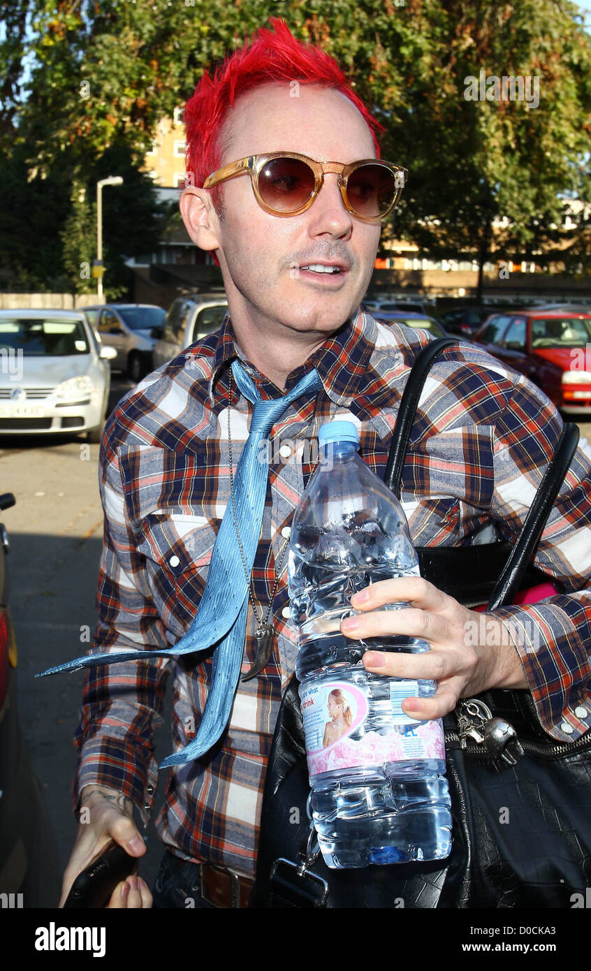 Storm Lee X Factor contestants arrive at a rehearsal studio London ...