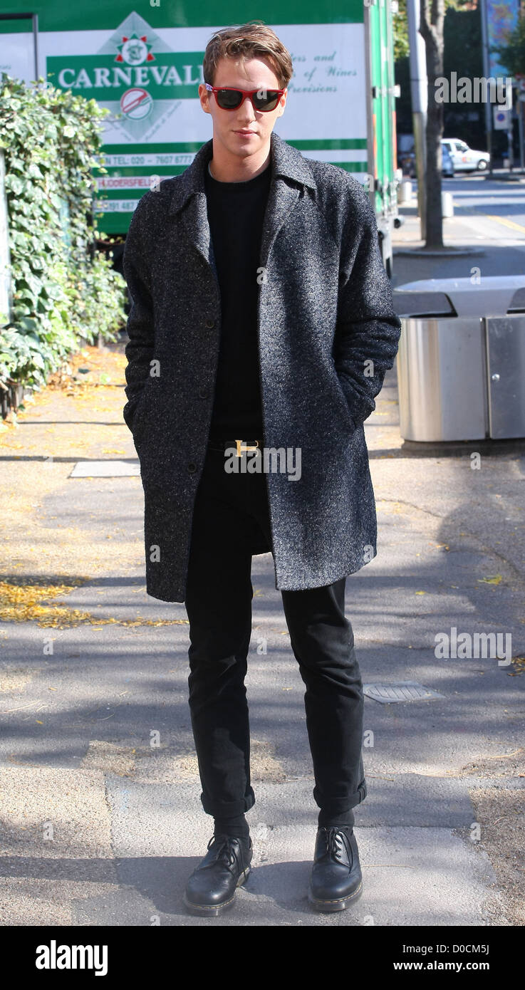 X Factor' contestant Nicolo Festa outside the ITV studios after being ...