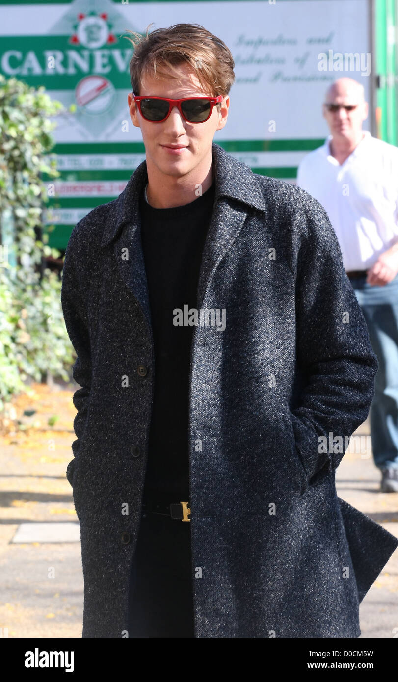 X Factor' contestant Nicolo Festa outside the ITV studios after being ...
