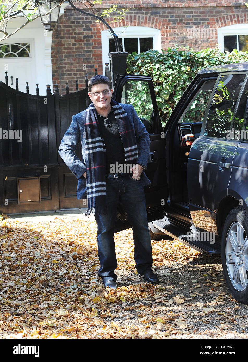 Kenny Goss arrives at George Michael's home after he is released from ...