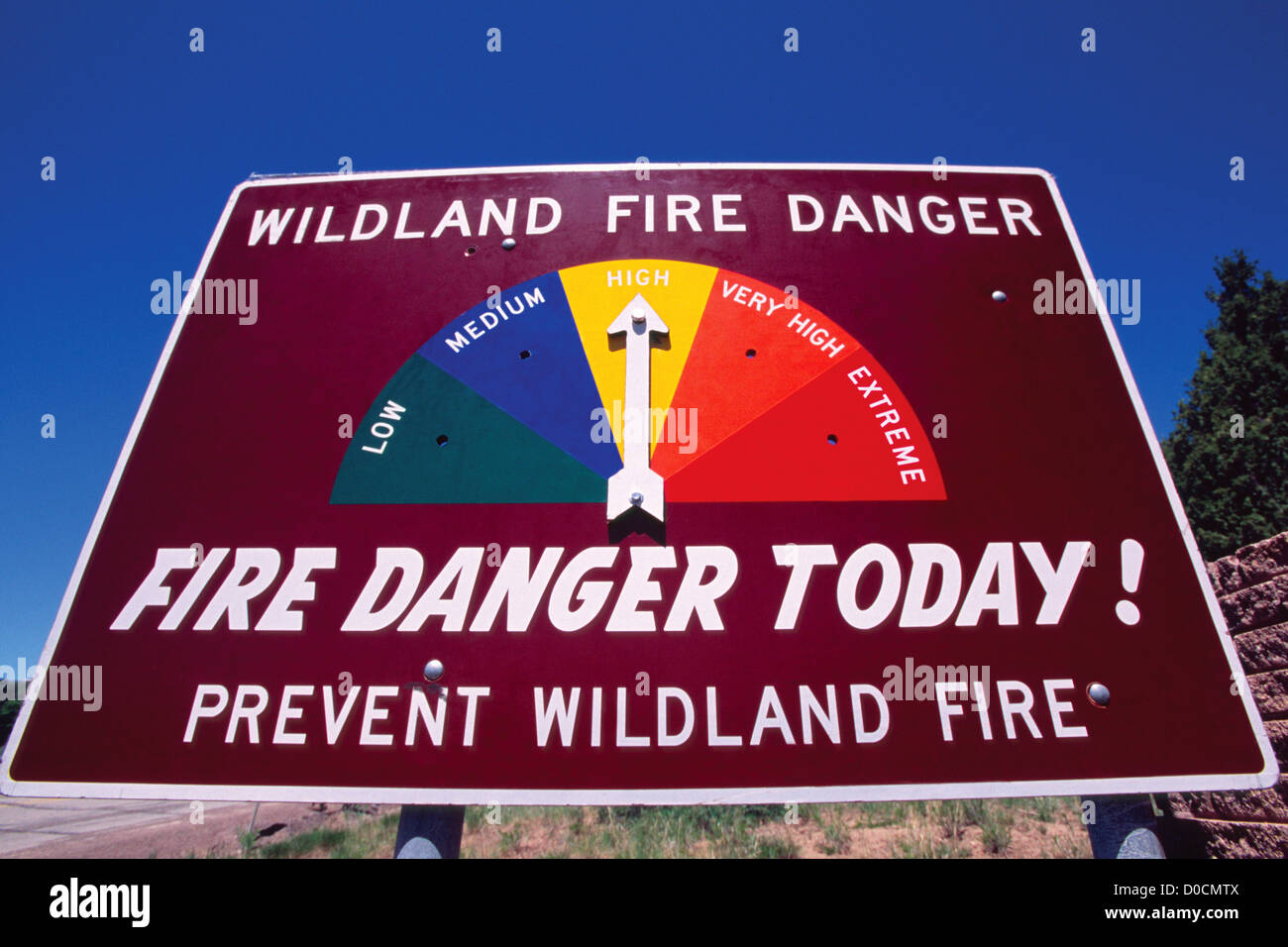 Fire Danger, High Stock Photo - Alamy