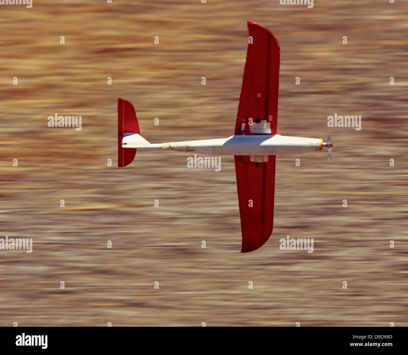 A Very Fast, Very Low Flying Radio Controlled Airplane Stock Photo - Alamy