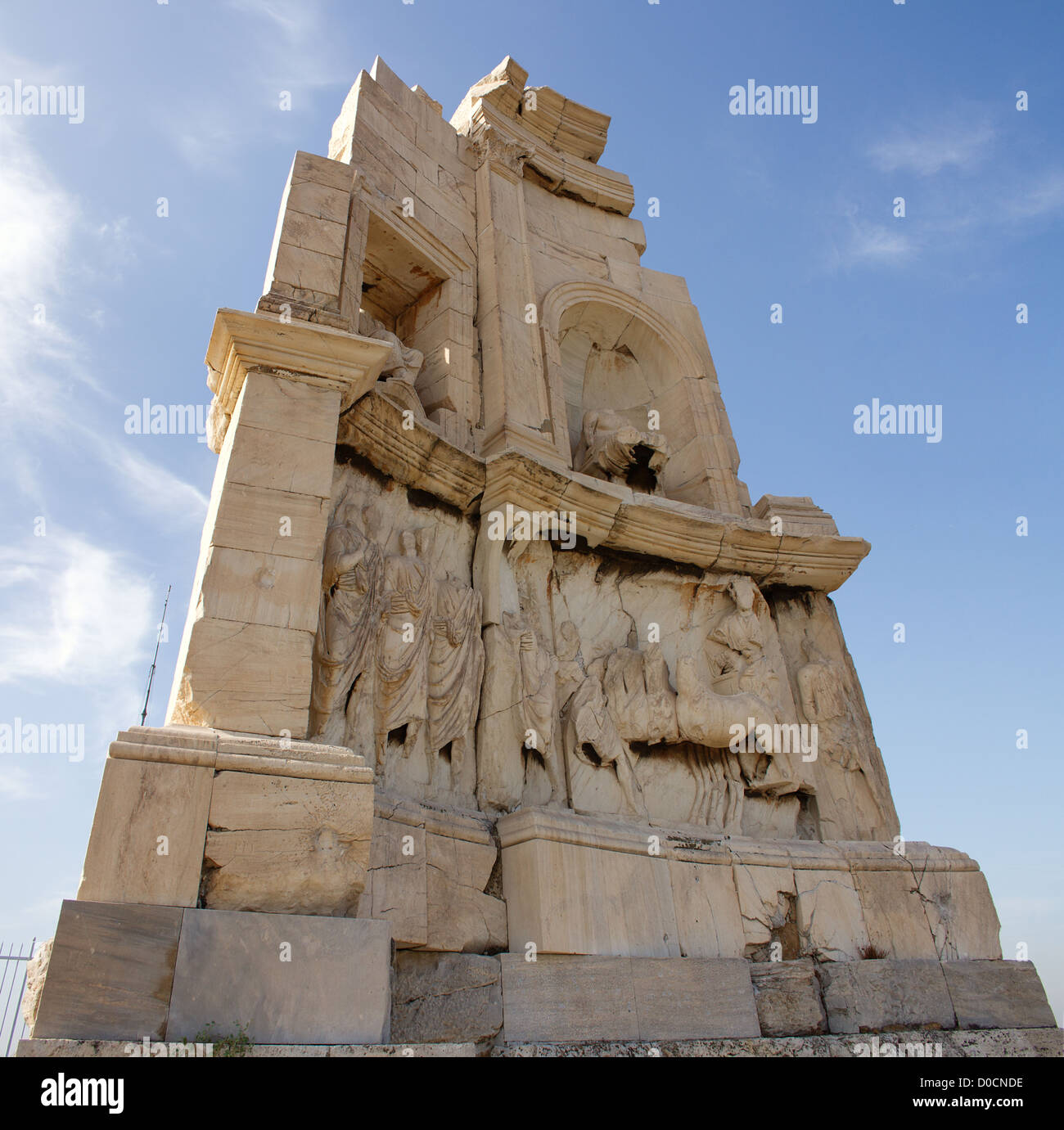 The Philopappos Monument is an ancient Greek mausoleum and monument ...