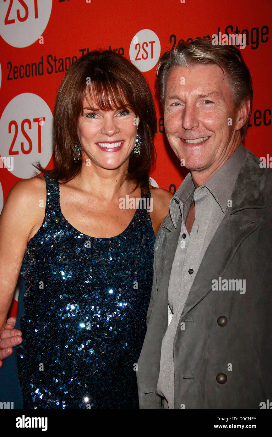 Carolyn McCormick and her husband Byron Jennings Opening night of the ...