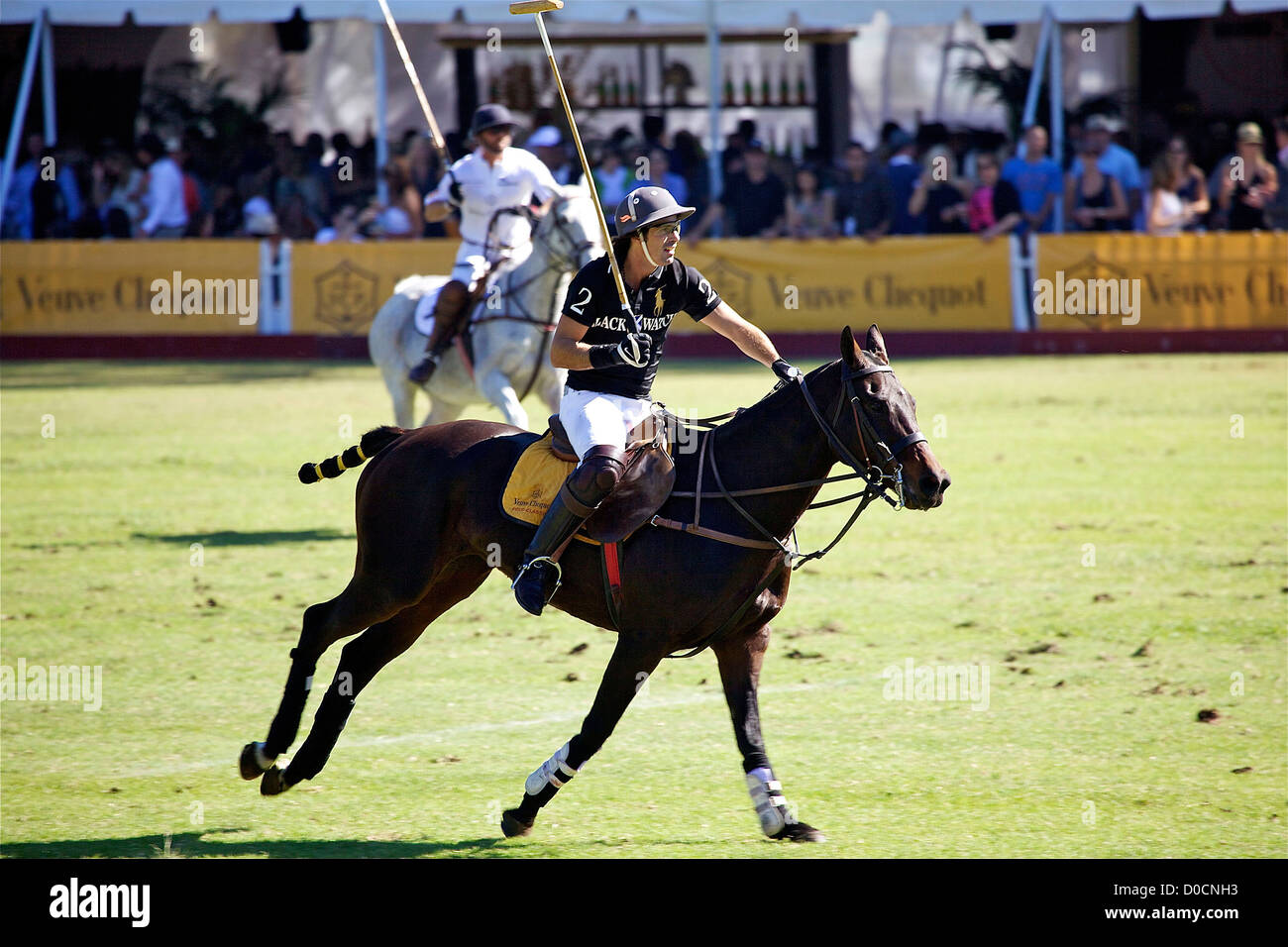 Polo model Nacho Figueras and his Black Watch team play the 1st Annual ...