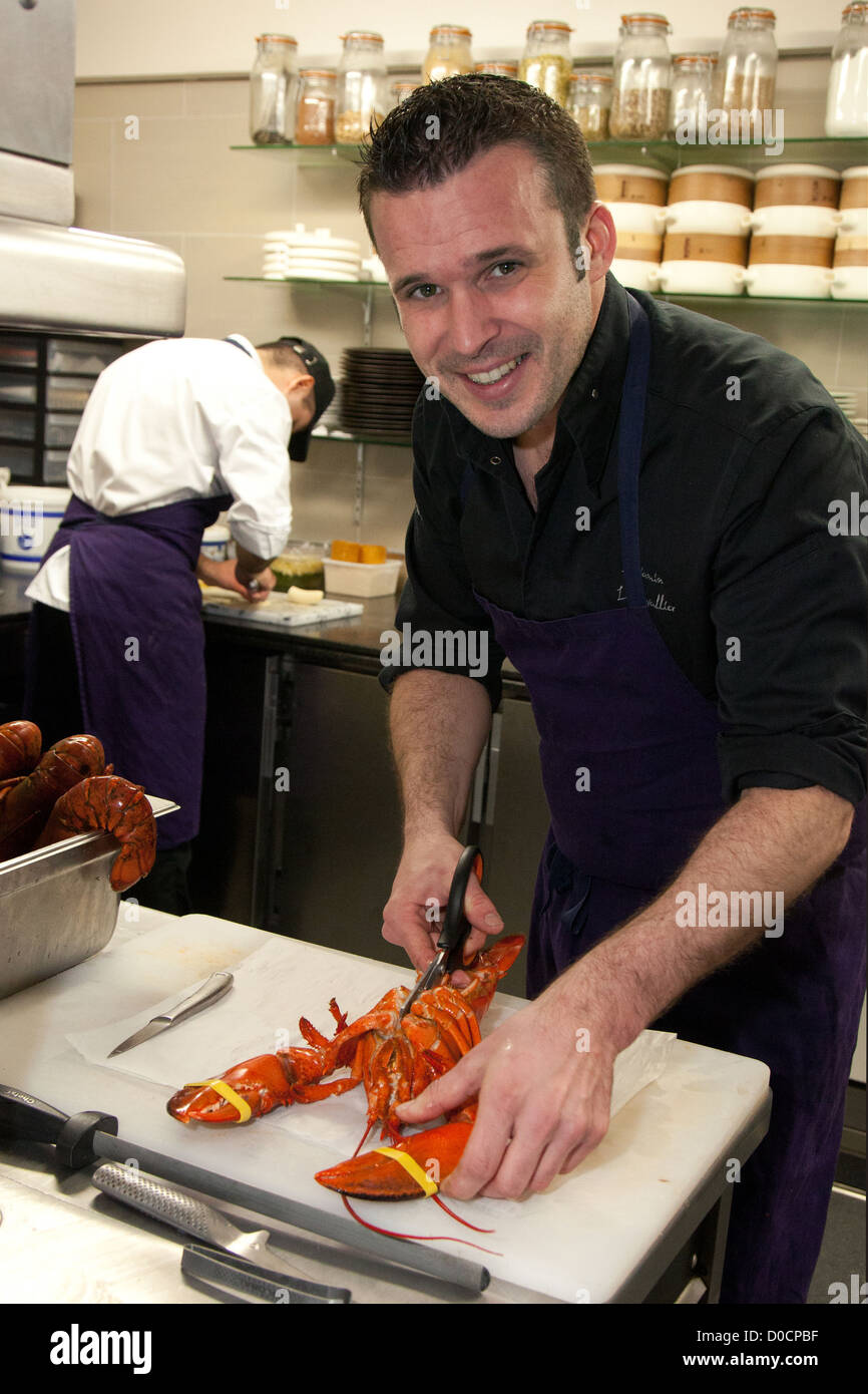 BENJAMIN LECHEVALLIER MICHELIN-STARRED CHEF AT THE RESTAURANT ORIGINE ...