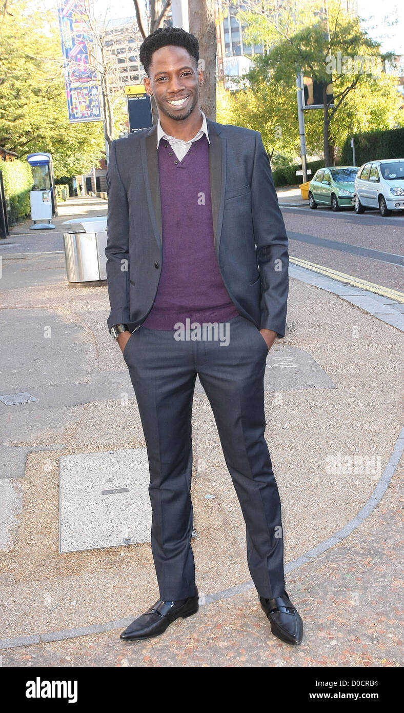 John Adeleye outside the ITV studios London, England Stock Photo - Alamy