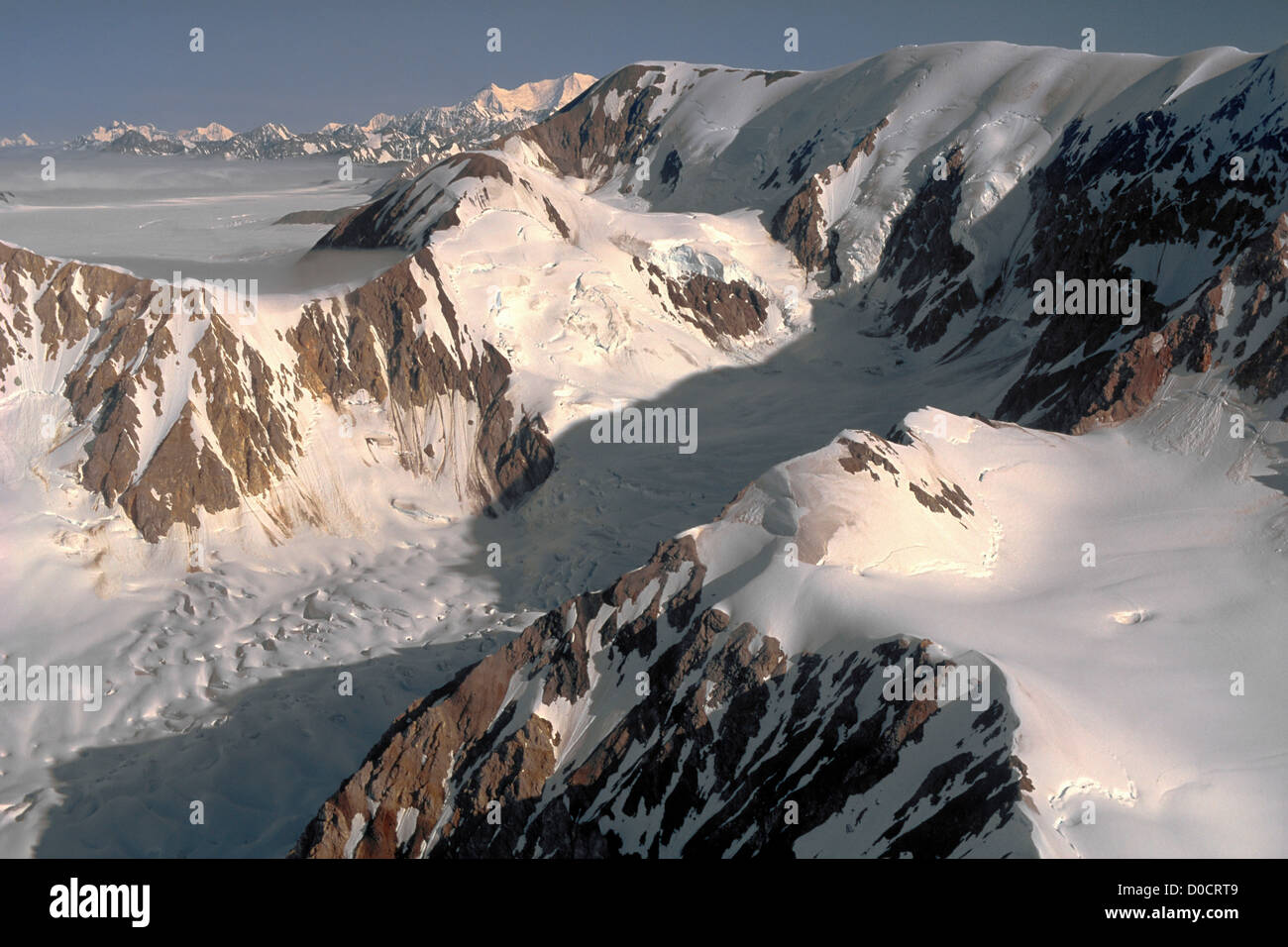 The Lonely Mountains of the Yukon Territory's Icefield Ranges Stock ...