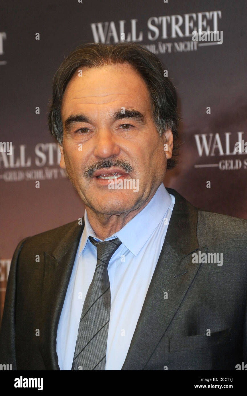 Oliver Stone Wall Street: Money Never Sleeps photocall at Berlin Hotel ...