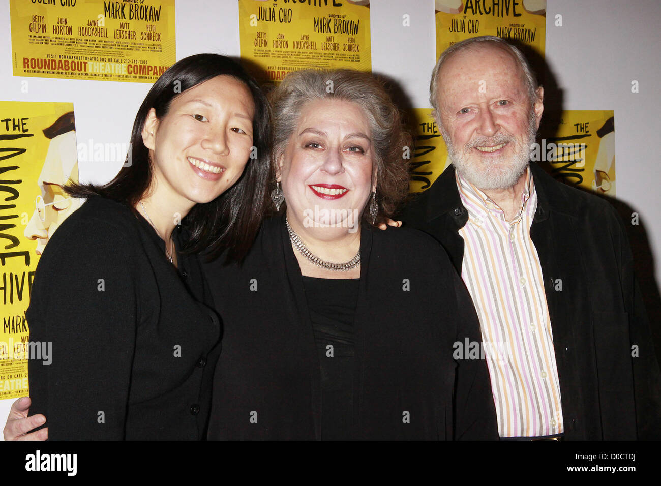 Julia Cho, Jayne Houdyshell and John Horton Opening night of the Off ...