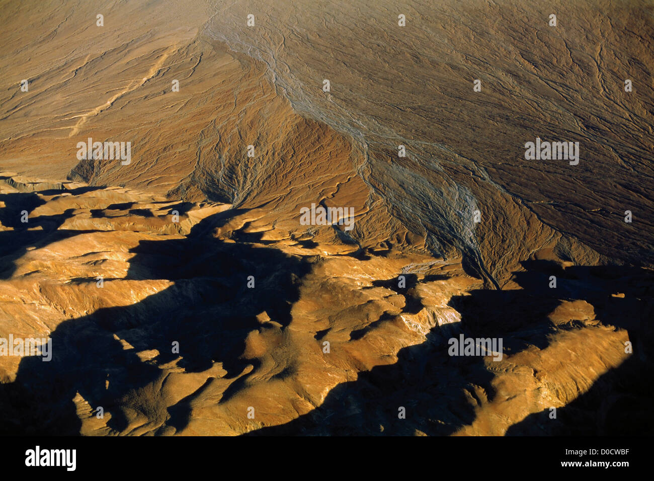 View Straight Down on a Fault Scarp Stock Photo - Alamy
