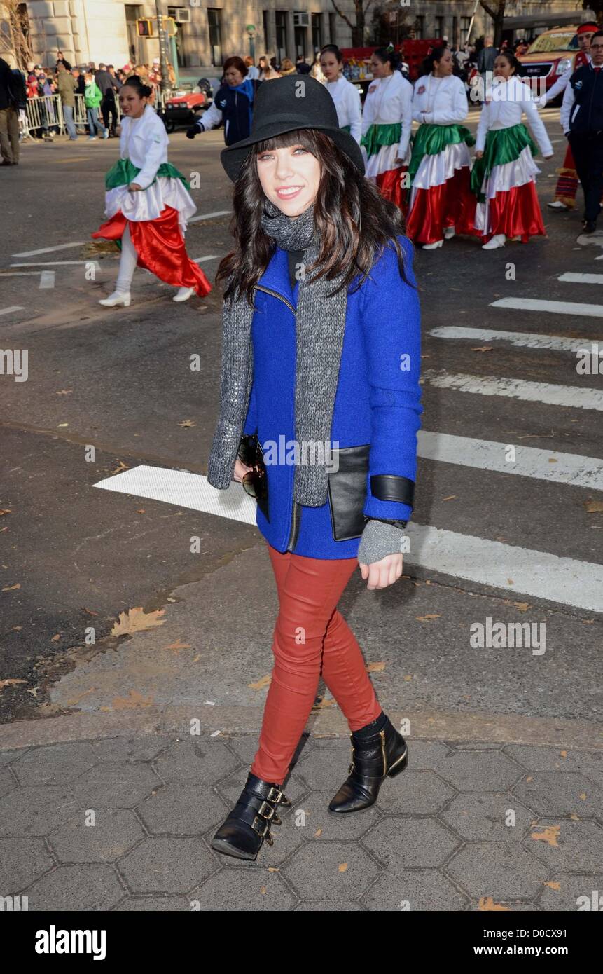 Carly Rae Jepsen in attendance for 2012 Macy's Thanksgiving Day Parade ...