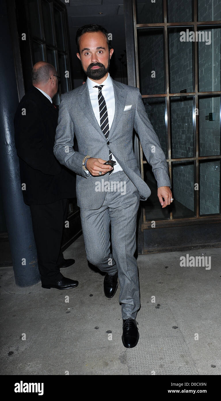 Evgeny Lebedev at the "White Cube" party at Shoreditch House. London ...