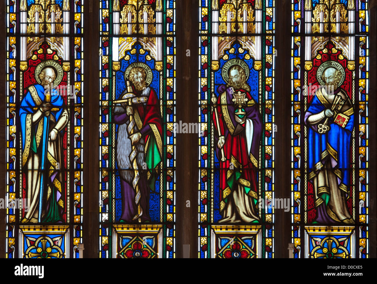 The East Window, St. John the Baptist Church, Bodicote, Oxfordshire, UK ...