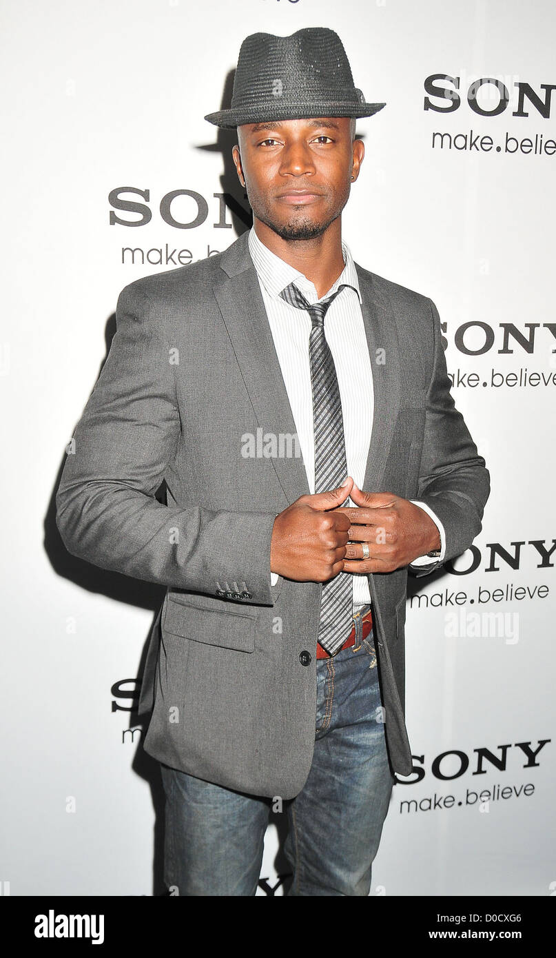 Taye Diggs, at the unveiling of the world's first internet television ...