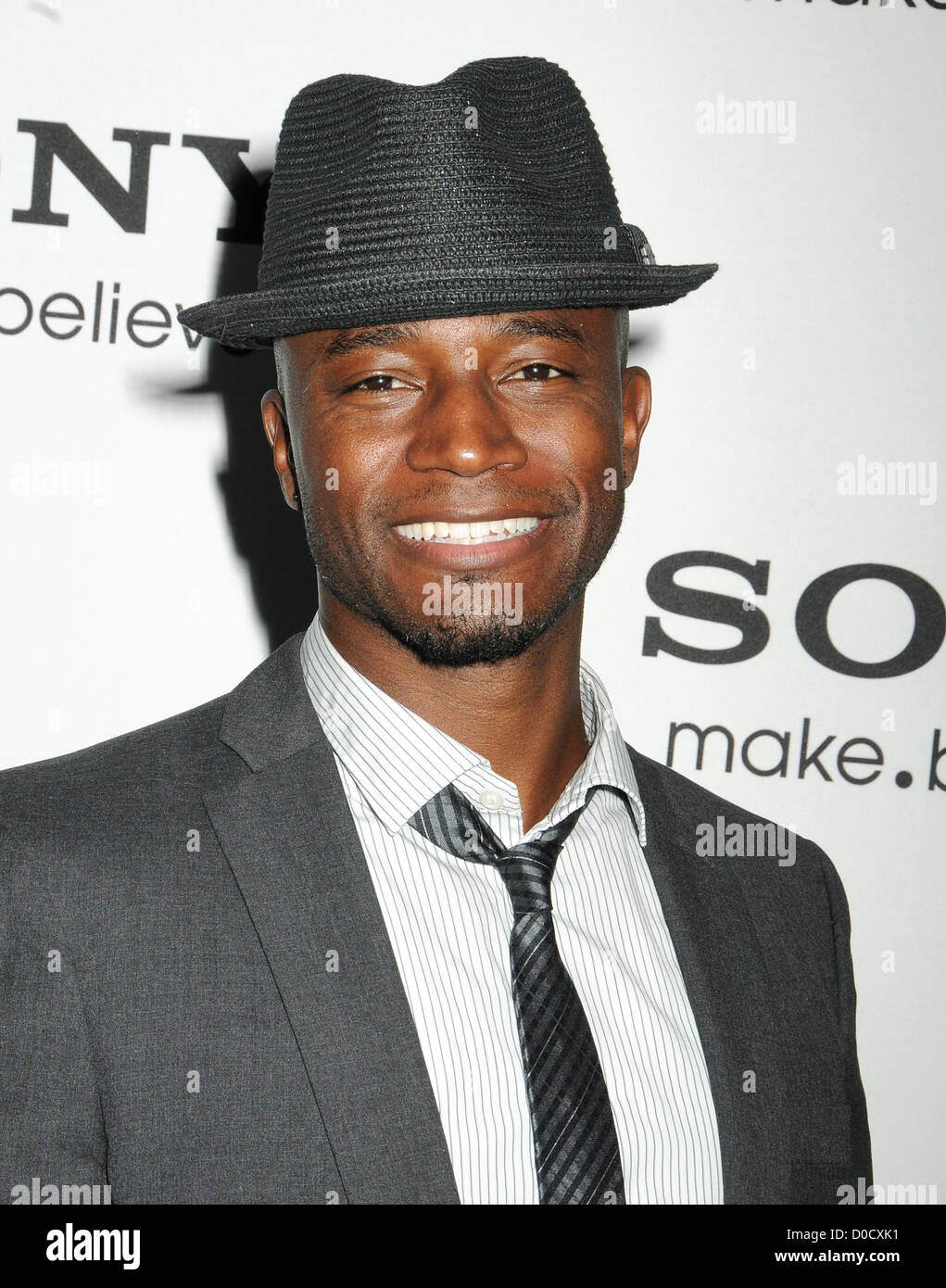 Taye Diggs, at the unveiling of the world's first internet television ...