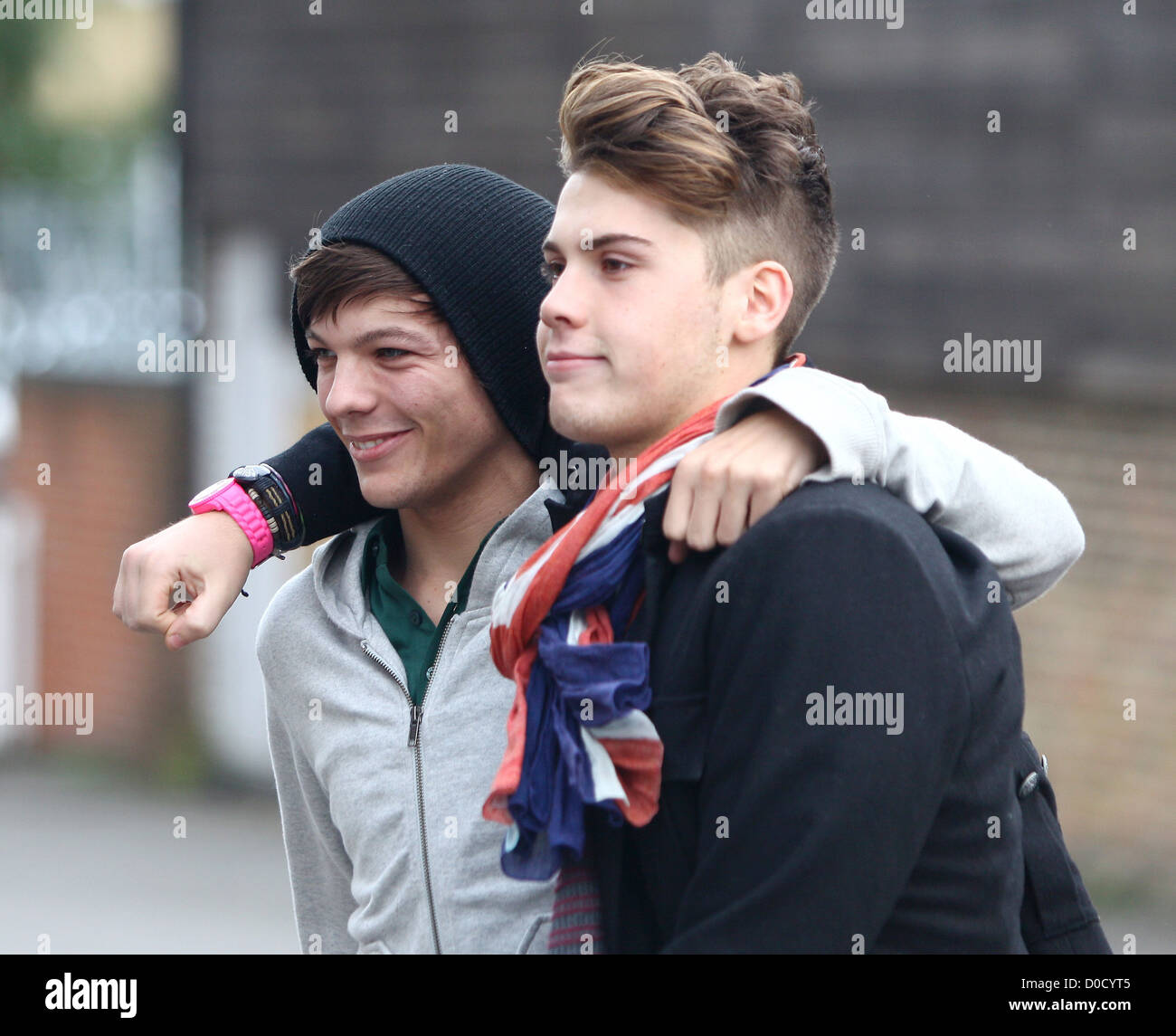 Louis Tomlinson Beanie Playing Football