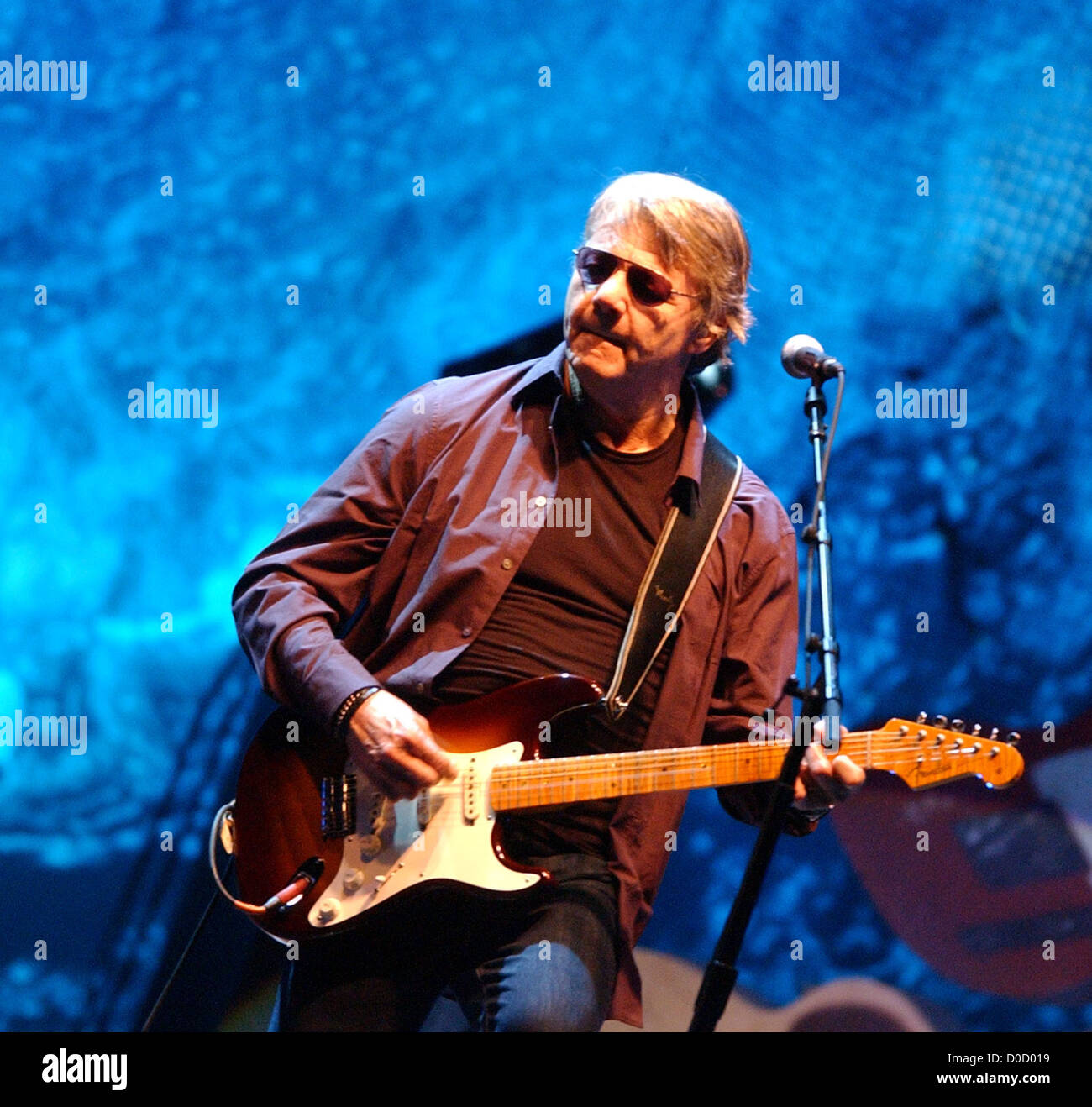 Steve Miller of the Steve Miller band performing live in cobncert at ...